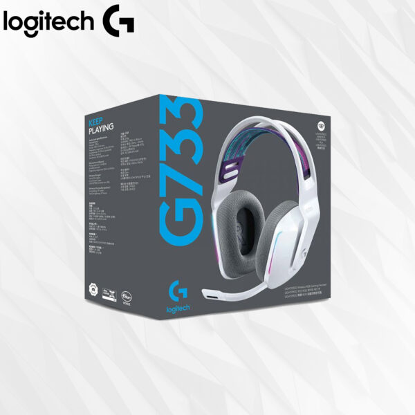 Logitech G733 Lightspeed Wireless RGB Gaming Headset White – Darklight