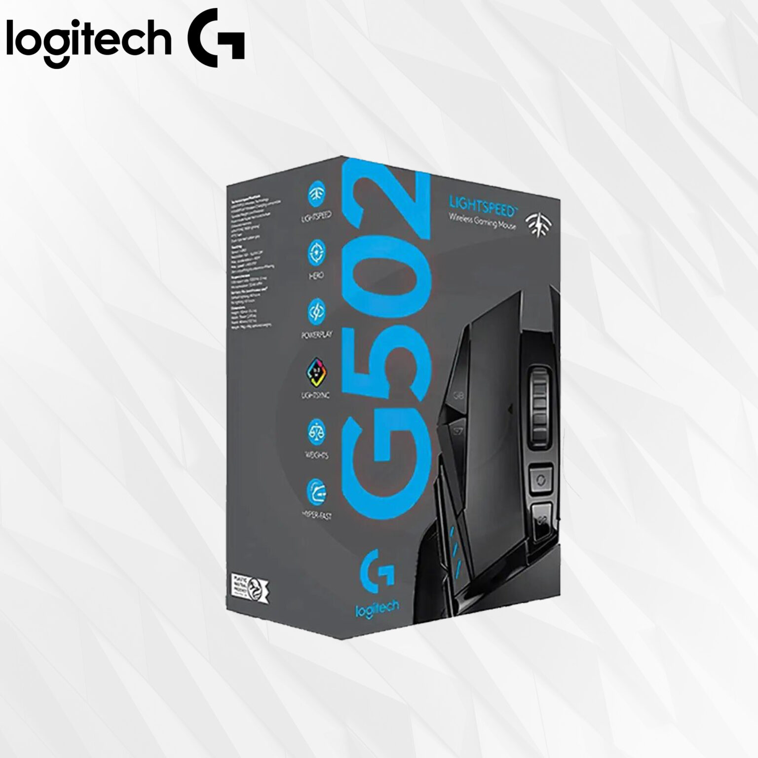 Logitech G502 Lightspeed / Inalámbrico – Darklight